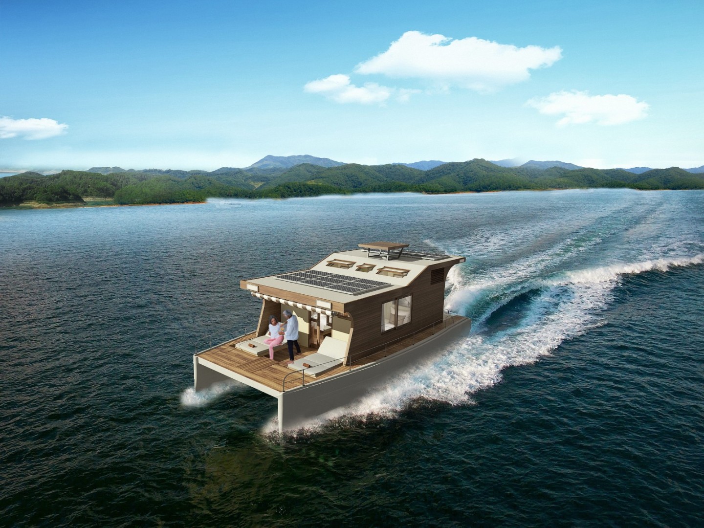 Rent a Motorboat Catana 41 in Warloka (Nyaman Catamaran) | SamBoat