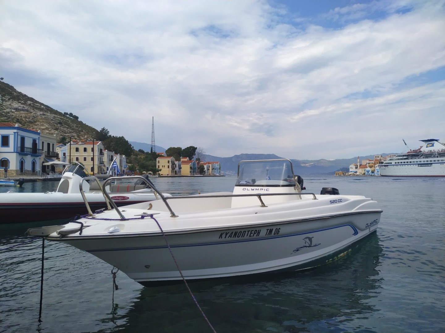 Rent a Motorboat Olympic 520 cc in Kastelorizo (KYANOPTERI) | SamBoat