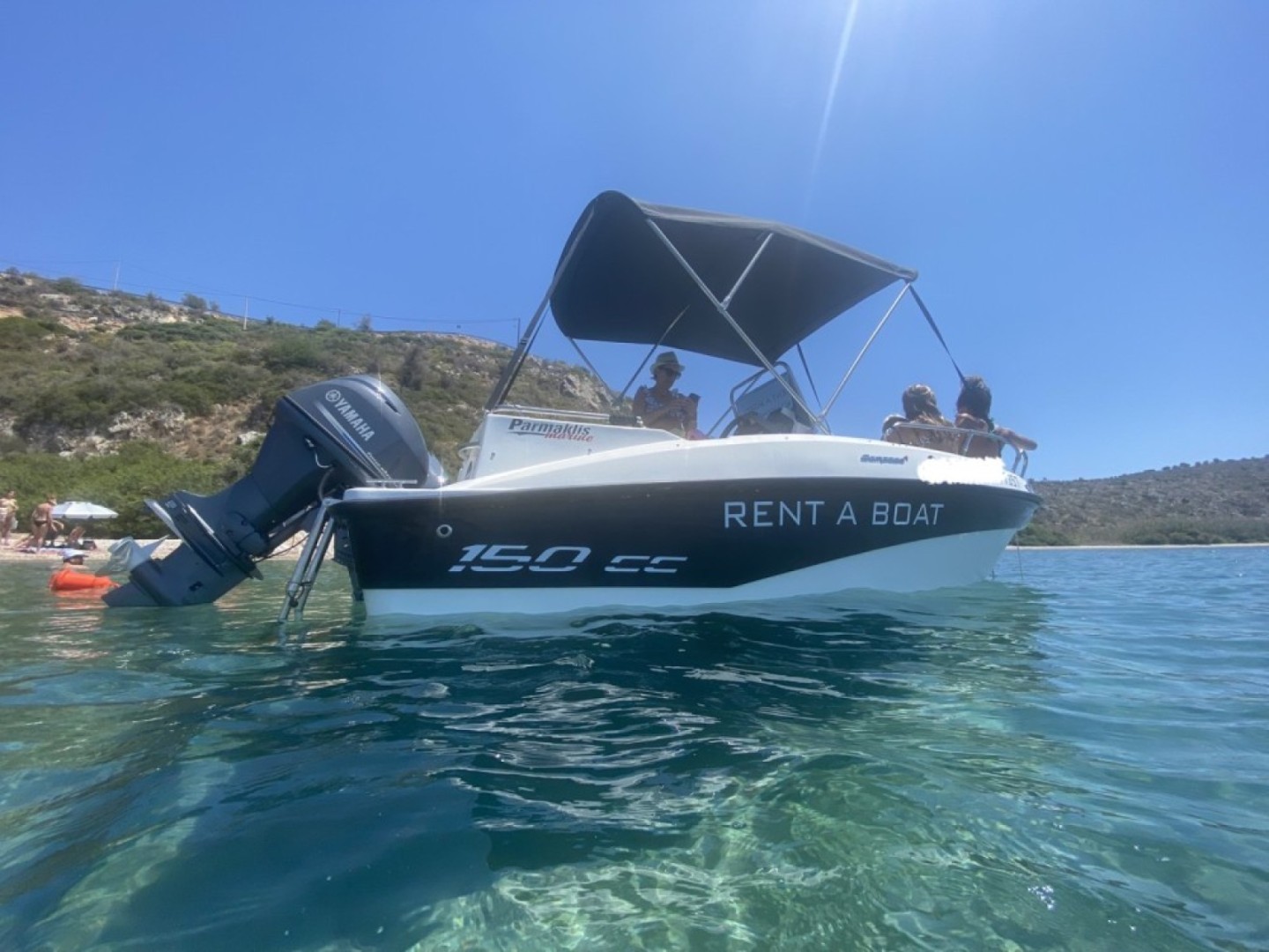 Rent a Motorboat COMPASS 150CC compass 150 cc in Chárakas (SANTY) | SamBoat