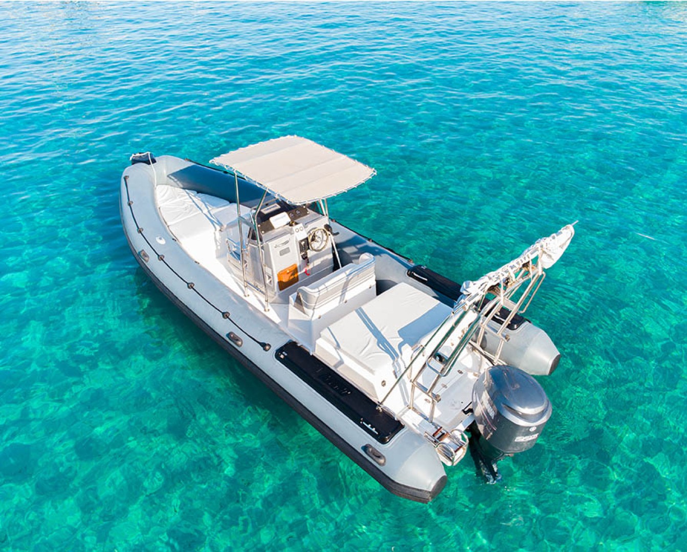 Rent a RIB Joker Boat Clubman 24 in Cala Vadella (L'Alfan) | SamBoat