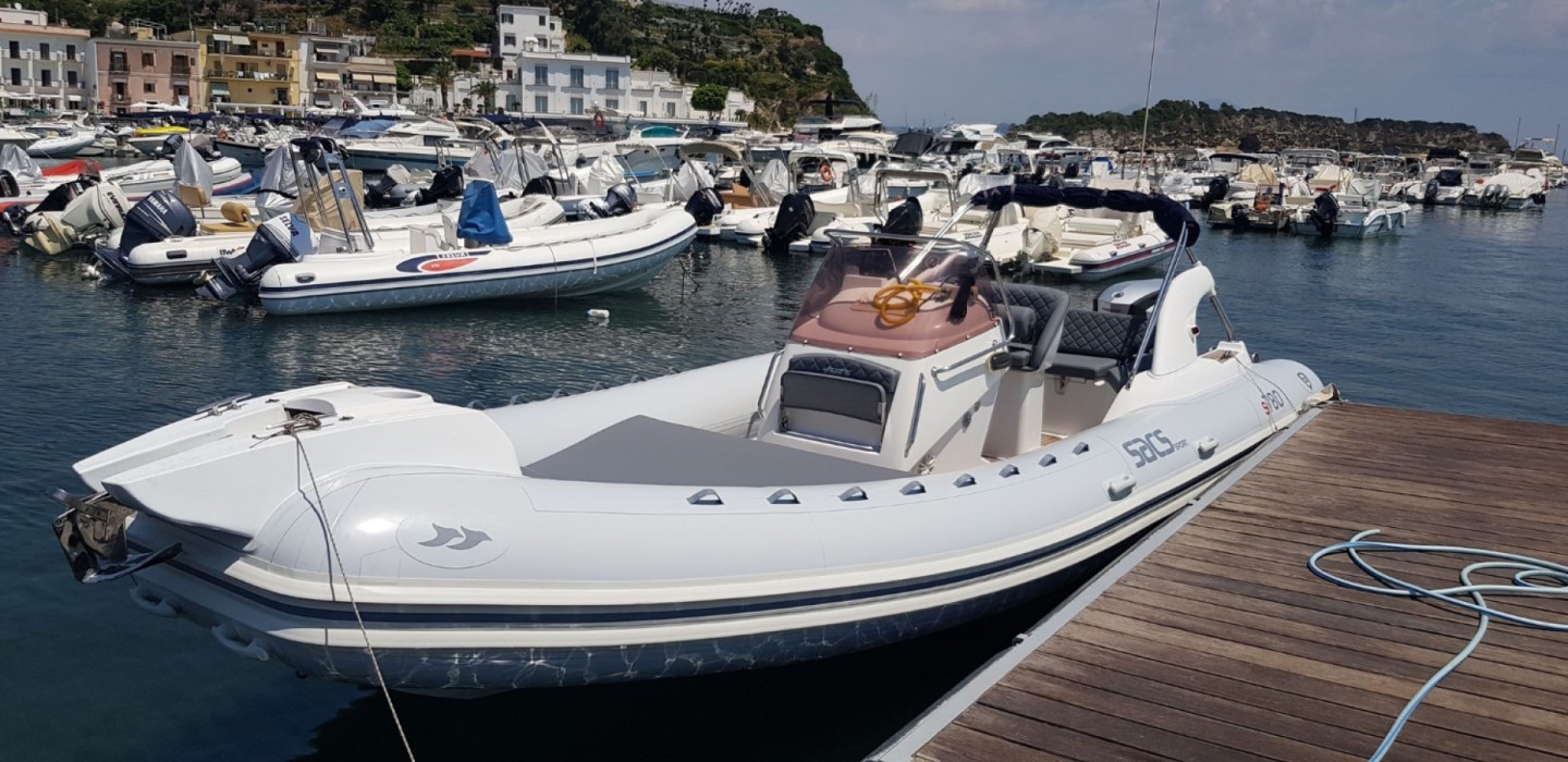 Rent a RIB Sacs S 780 in Porto Badino (BLACK ARROW) | SamBoat
