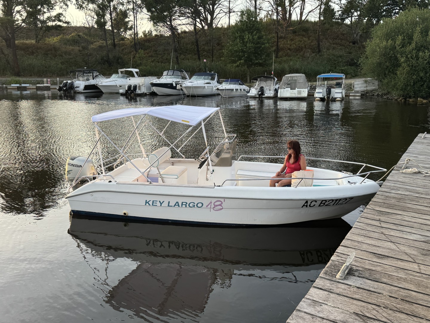 Rent a Motorboat Sessa Marine Key Largo 18 in Arcachon (Key largo 18 ...