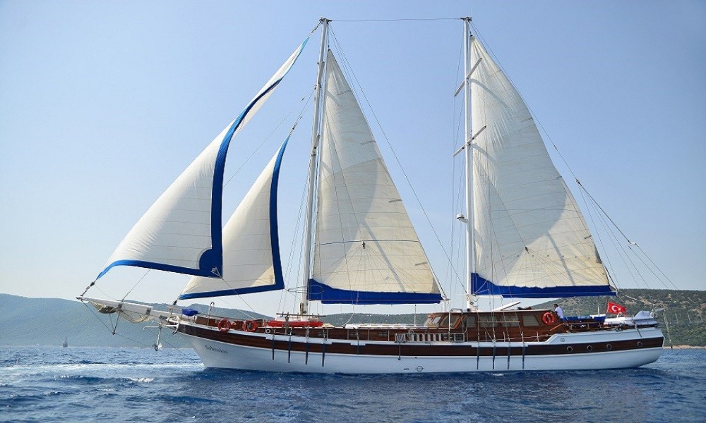 Rent a Sailboat Custom Made turkish gulet in Bodrum harbour (Gulet ...