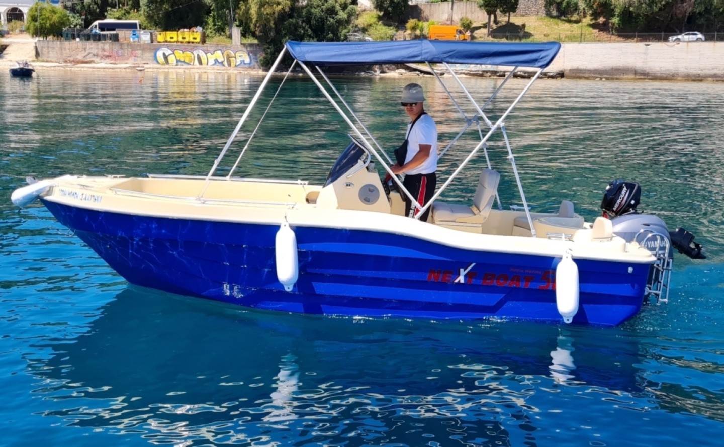 Rent a Motorboat Storm Boats Storm 498 in Benitses Marina (JONNY BLUE ...