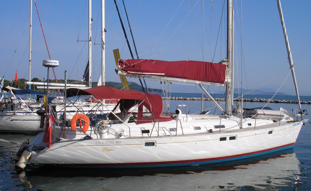 Rent a Sailboat Bénéteau Oceanis 461 Clipper in Corfu (Island) (BLUE ...