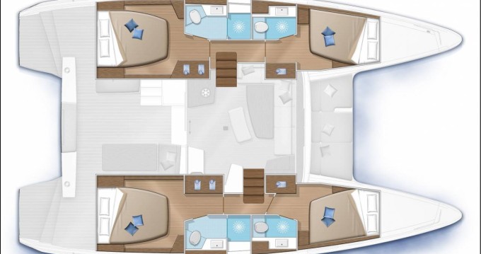 Lagoon 42 - Specs, layout & video | SamBoat