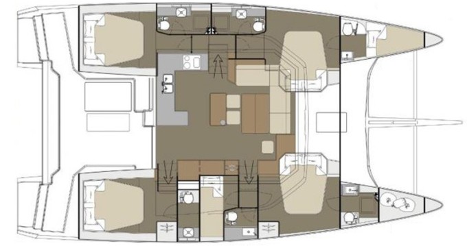 Dufour Catamarans 48 - Specs, layout & video | SamBoat