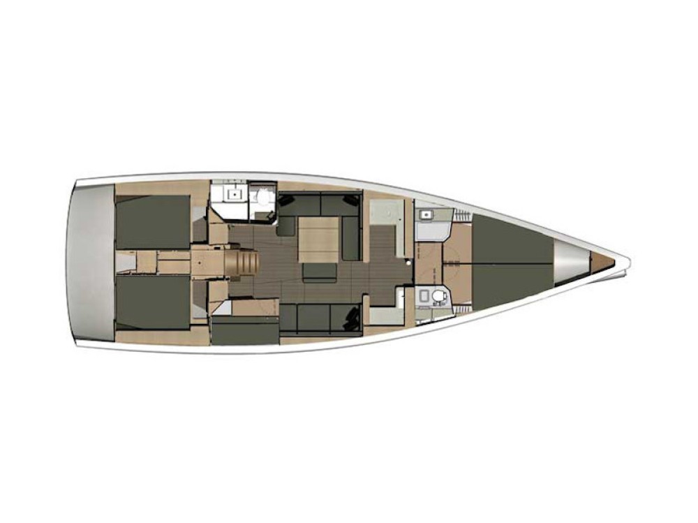 Dufour 500 Grand Large - Specs, layout & video | SamBoat