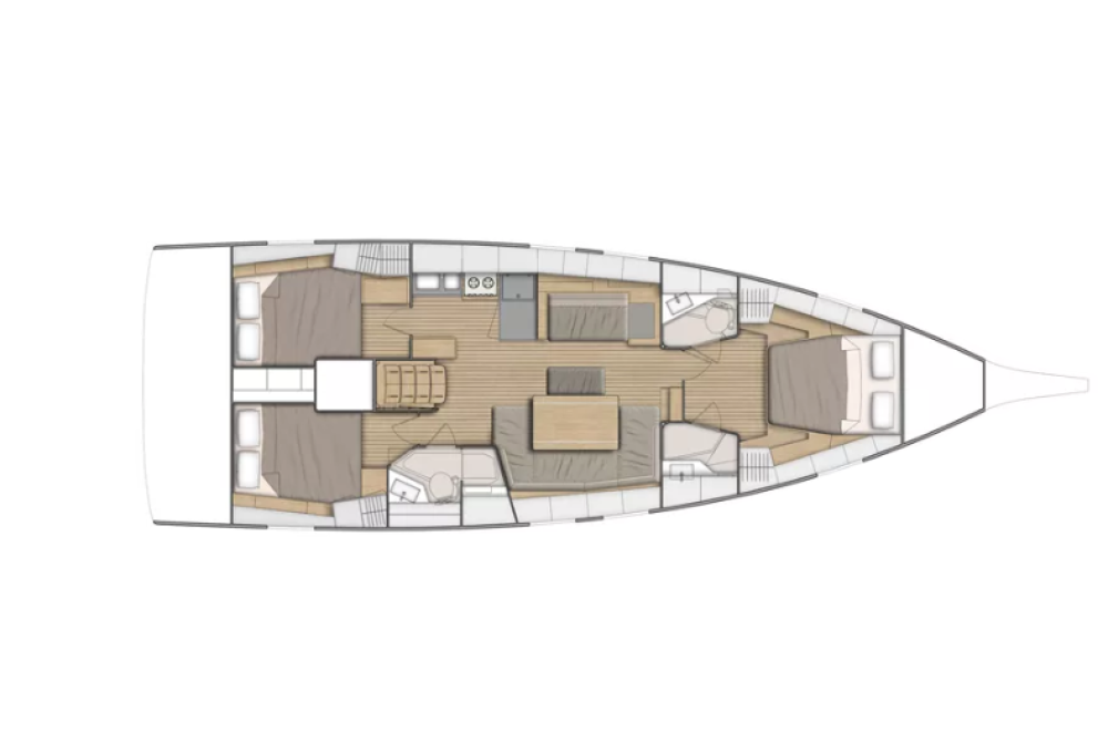 Oceanis 46.1 - Specs, layout & video | SamBoat