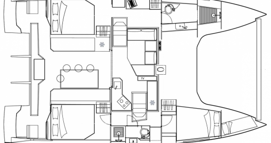 Nautitech 40 Open - Specs, layout & video | SamBoat