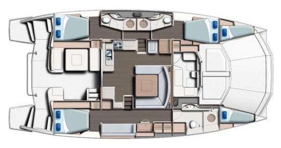 Leopard 51 PC - Specs, layout & video | SamBoat