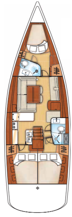 Oceanis 46 - Specs, layout & video | SamBoat