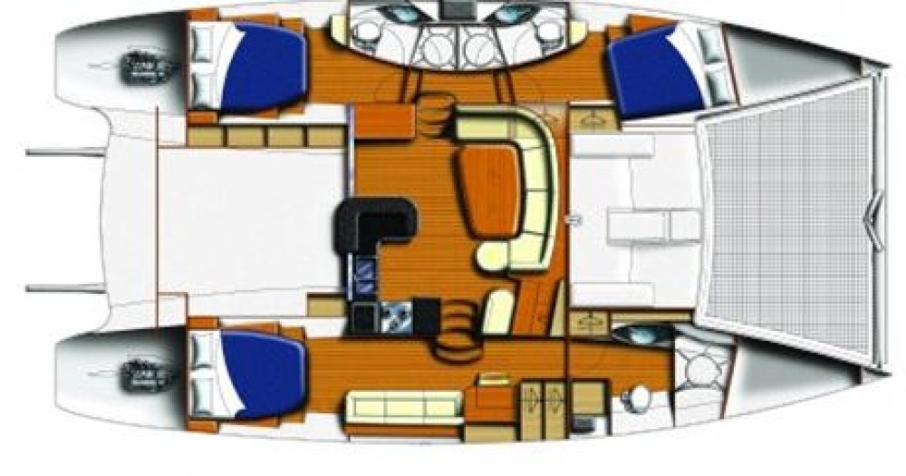 Leopard 46 - Specs, layout & video | SamBoat