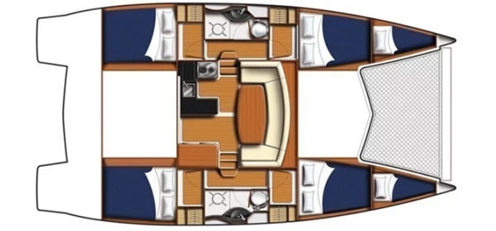 Leopard 38 - Specs, layout & video | SamBoat