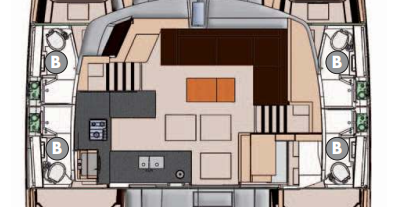 Helia 44 - Specs, layout & video | SamBoat