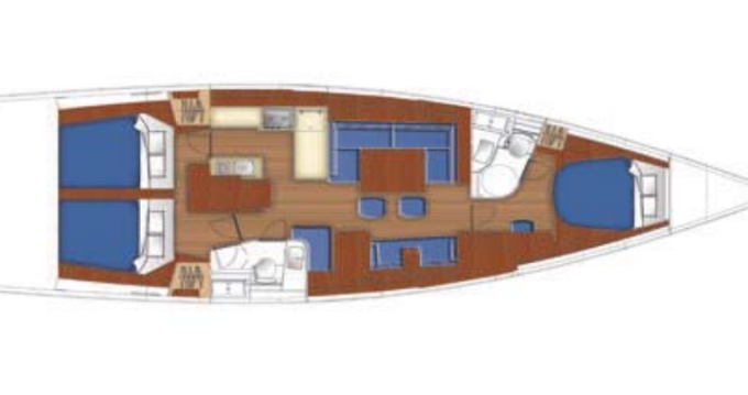 Oceanis 50 - Specs, layout & video | SamBoat
