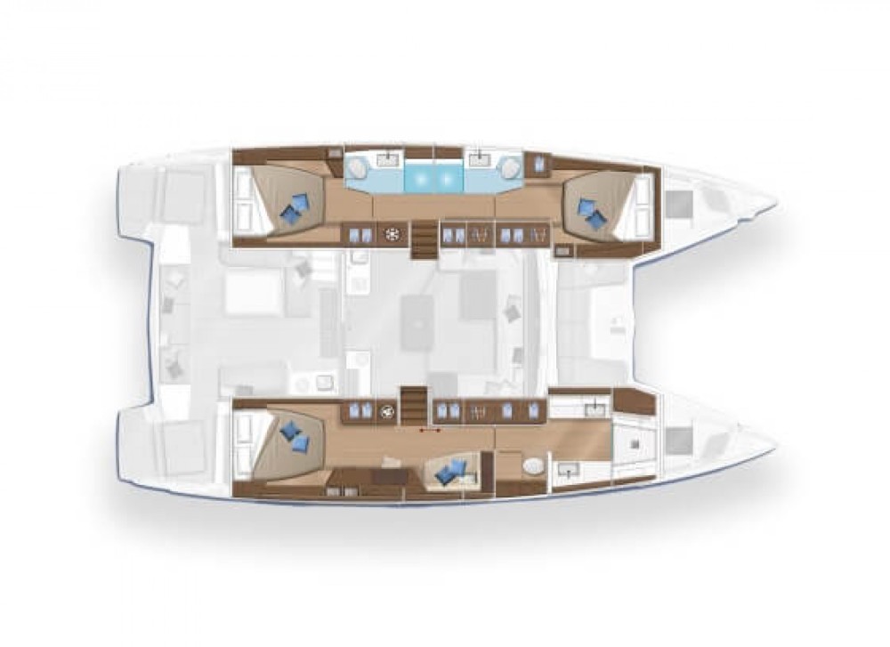 Lagoon 50 - Specs, layout & video | SamBoat