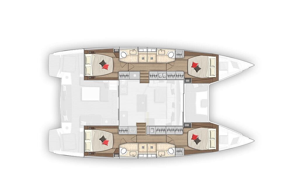 Lagoon 50 - Specs, layout & video | SamBoat
