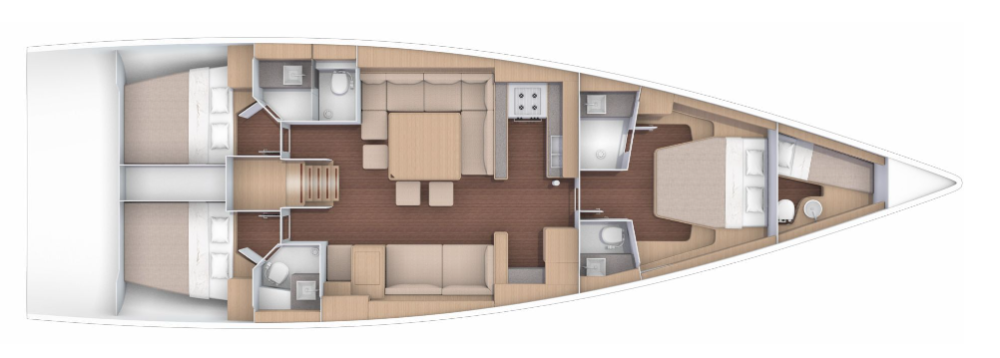 Dufour 56 Exclusive - Specs, layout & video | SamBoat