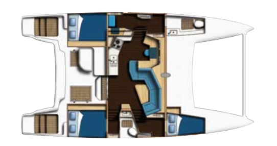 Catana 42 - Specs, layout & video | SamBoat