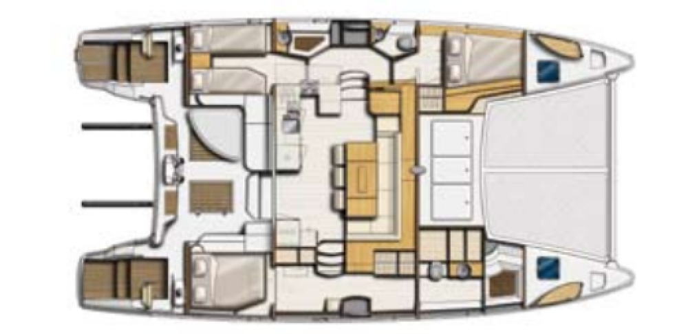 Catana 47 - Specs, layout & video | SamBoat