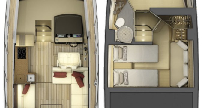 Sea Ray 400 Sundancer - Specs, layout & video | SamBoat