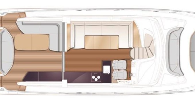 Princess V55 - Specs, layout & video | SamBoat