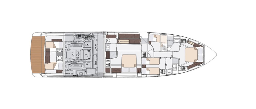 Azimut 68 - Specs, layout & video | SamBoat