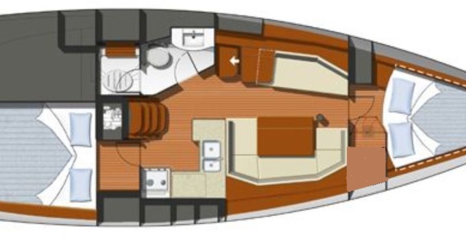 Sun Odyssey 39i - Specs, layout & video | SamBoat