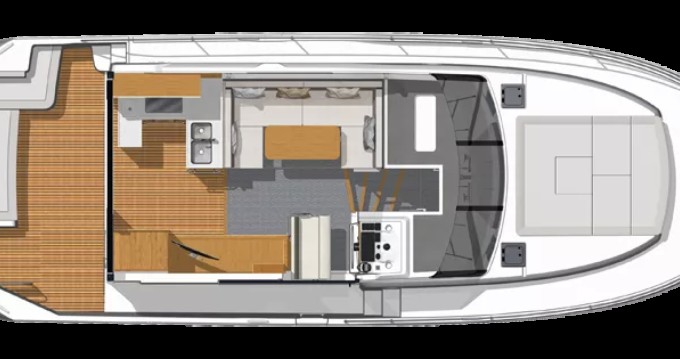 Swift Trawler 41 Fly - Specs, layout & video | SamBoat