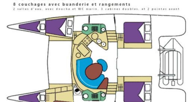 Belize 43 - Specs, layout & video | SamBoat