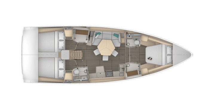 Dufour 44 - Specs, layout & video | SamBoat